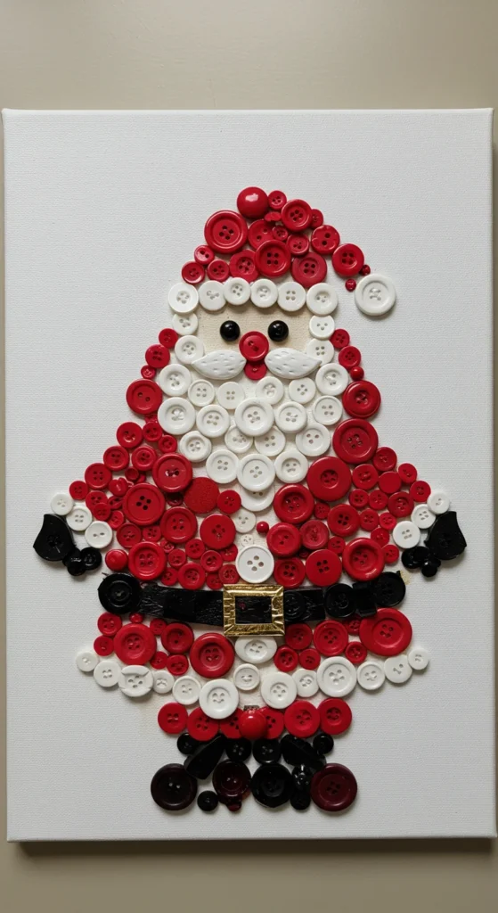 23 Cute DIY Santa Crafts That Brighten Any Home - craftedwizard.com