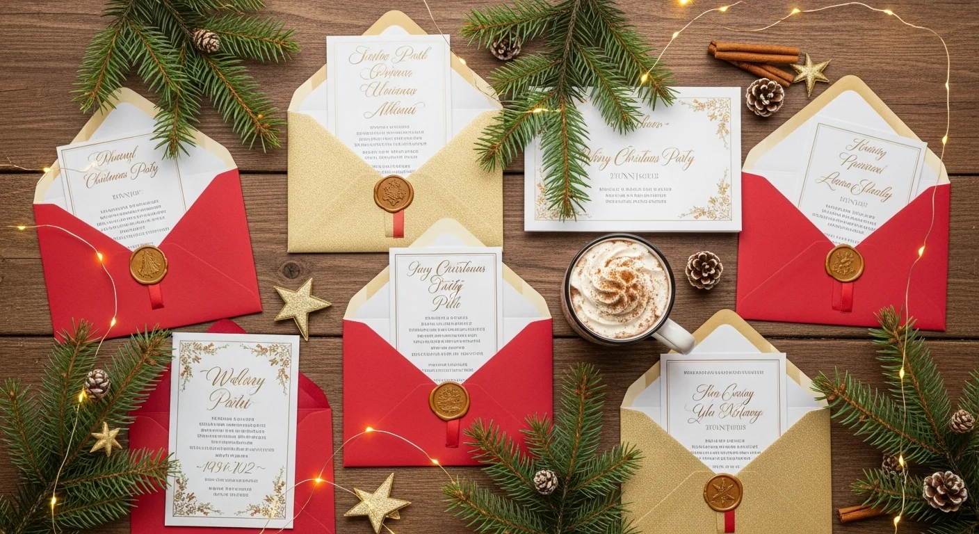 24 Creative Christmas Party Invitations That Excite Guests ...