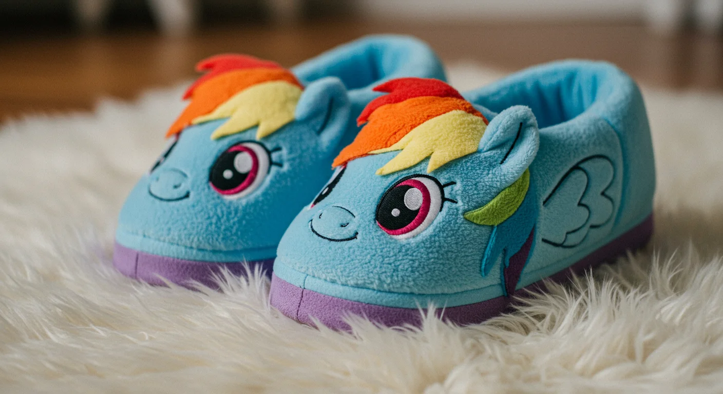 22 Cozy Rainbow Dash Slippers That Keep Feet Warm All Winter ...