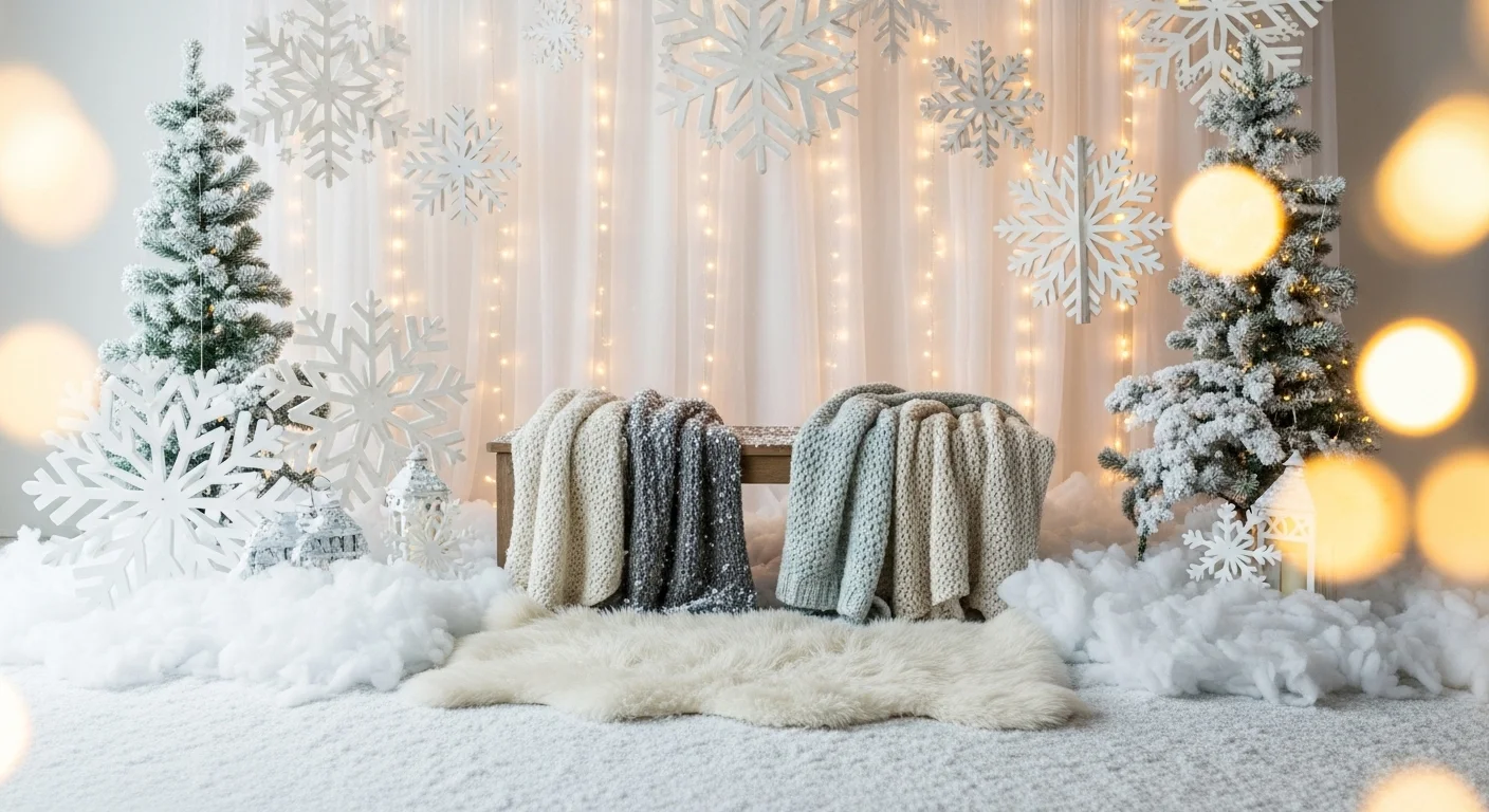22 Epic DIY Winter Photo Booth Backdrop That Boosts Fun - craftedwizard.com