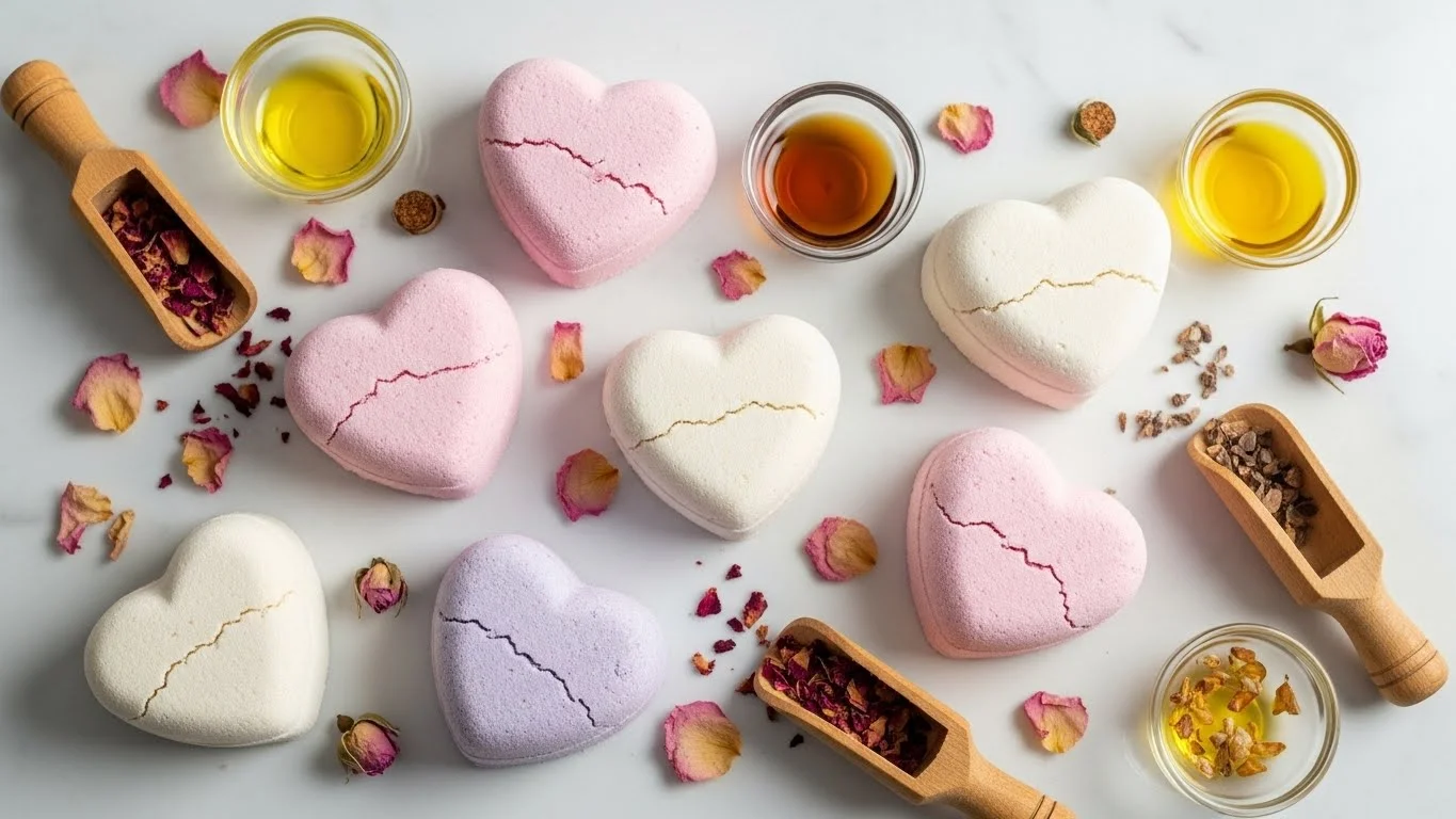 27 Relaxing DIY Valentine Bath Bombs That Feel Luxurious ...