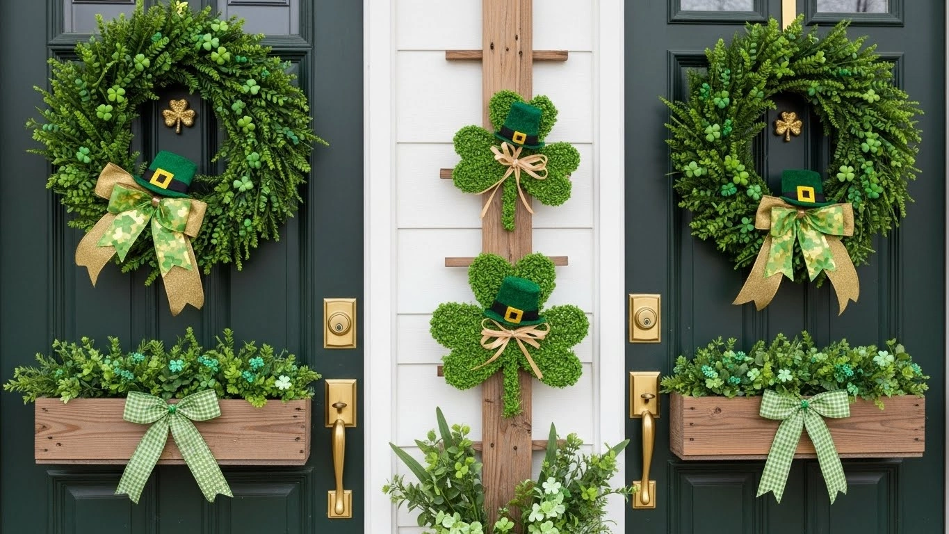 25 Eye-Catching Door St Patrick’s Day Crafts That Welcome Good Luck ...