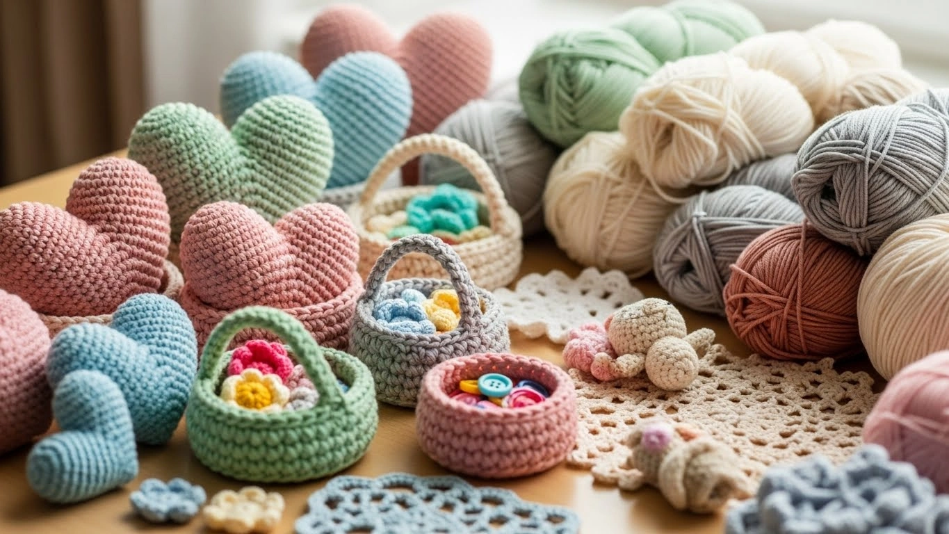 24 Cute Things to Crochet for Gifts & Decor - craftedwizard.com