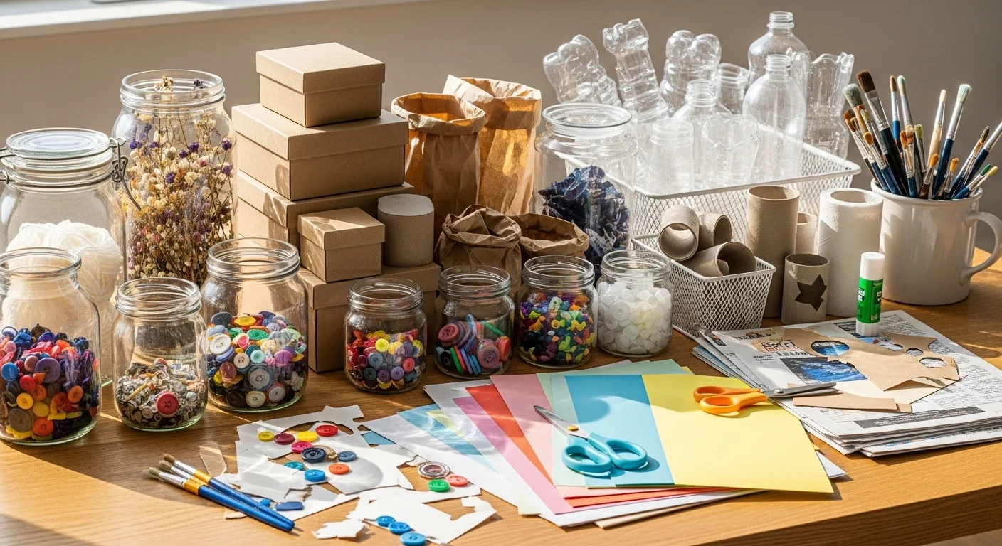 How to Make Eco-Friendly Crafts From Recycled Items - craftedwizard.com