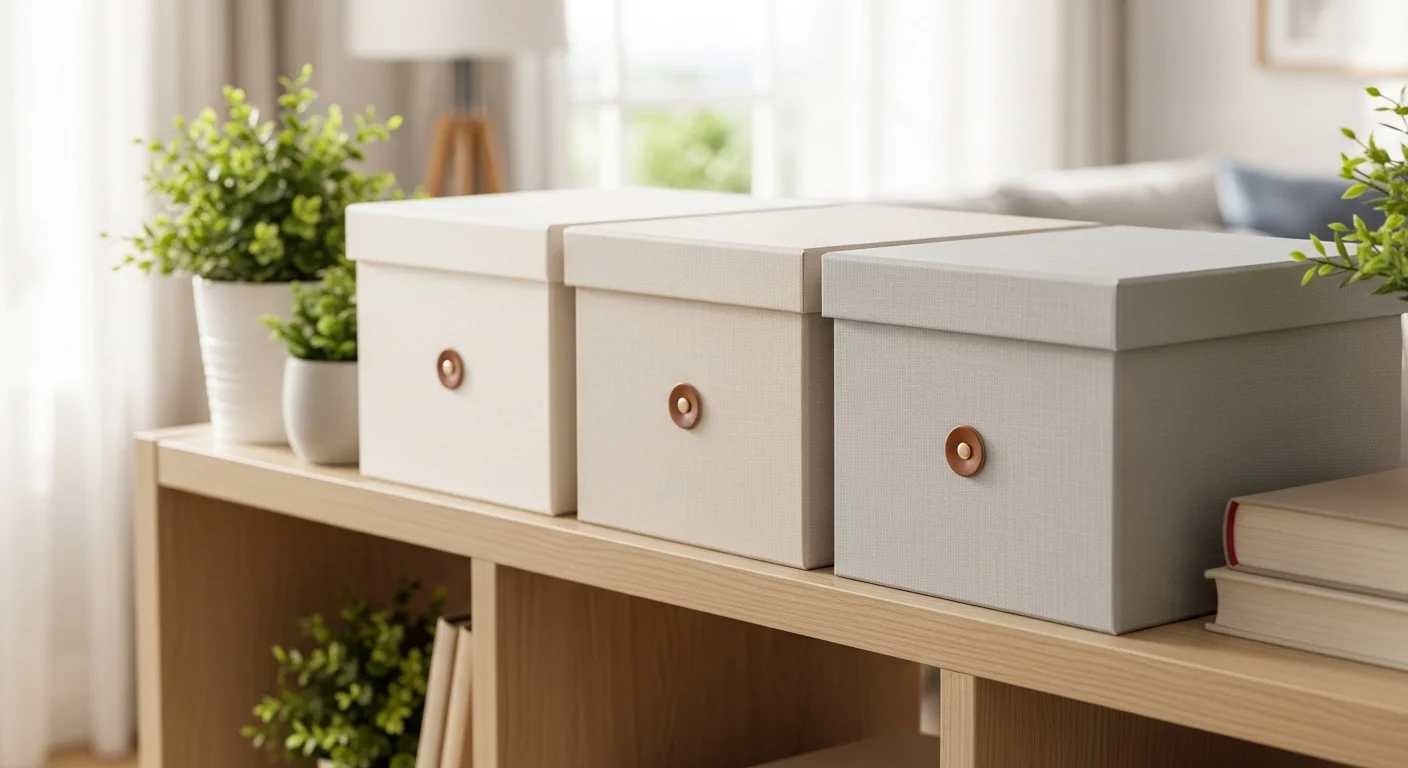 How to Build Stylish Storage Boxes From Cardboard - craftedwizard.com