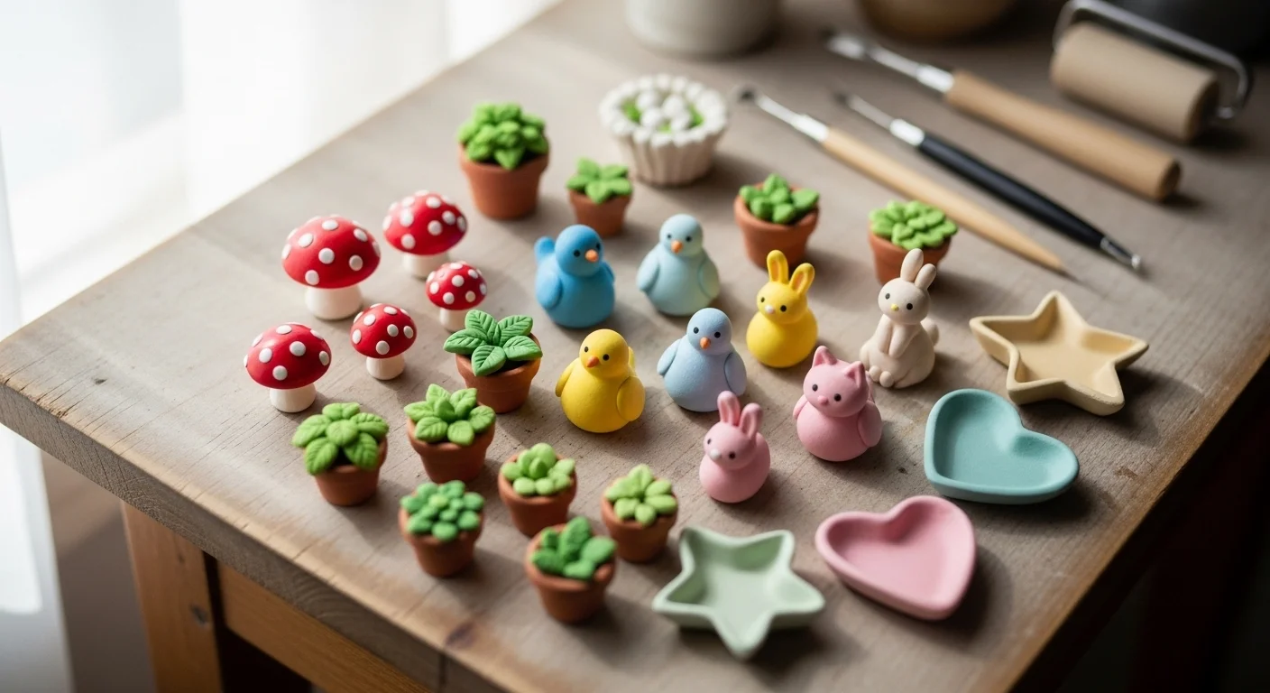 26 Mini Clay Ideas Perfect for Beginners - craftedwizard.com