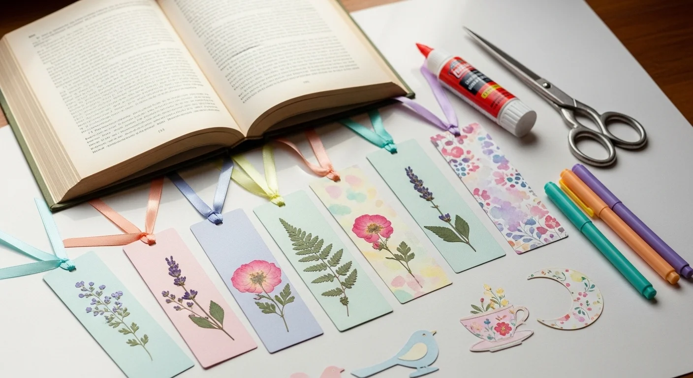 21 Easy Cute Bookmarks for Quick DIY Reading Fun - craftedwizard.com