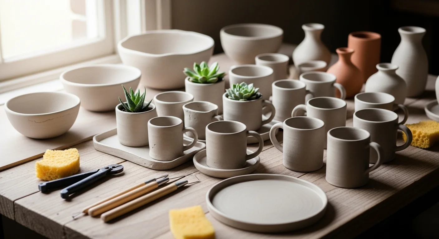 23 Easy Pottery Ideas Beginners Can Start With - craftedwizard.com