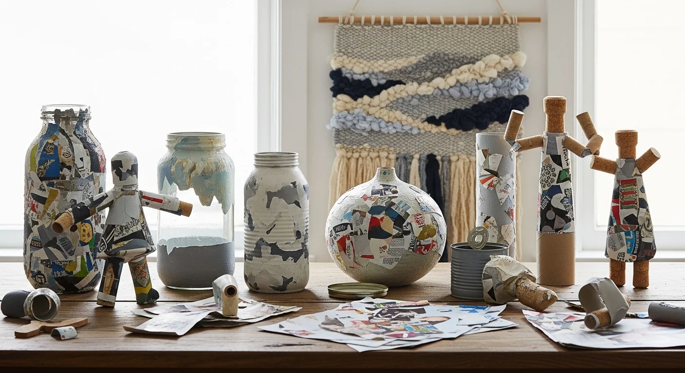 27 Unique recycled crafts for adults for stylish handmade projects ...